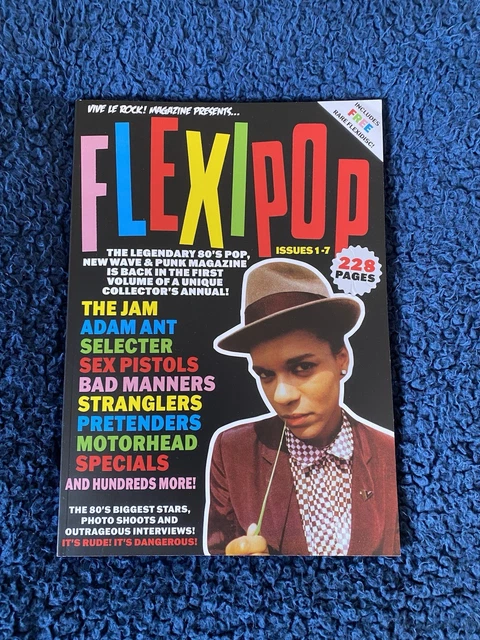 FLEXIPOP MAGAZINE ANNUAL Issues 1-7 including Rare Adam & The Ants ...