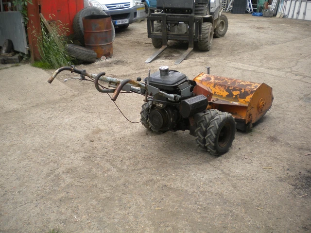 BUCHER M300K DIESEL roughcut mower c/w flail + rotary deck, needs attn ...