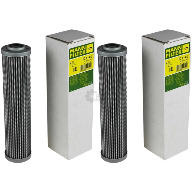 2X ORIGINAL MANN-FILTER Filtre pour Arbeitshydraulik HD 414/2 Filtre à Huile EUR 154,91 ...