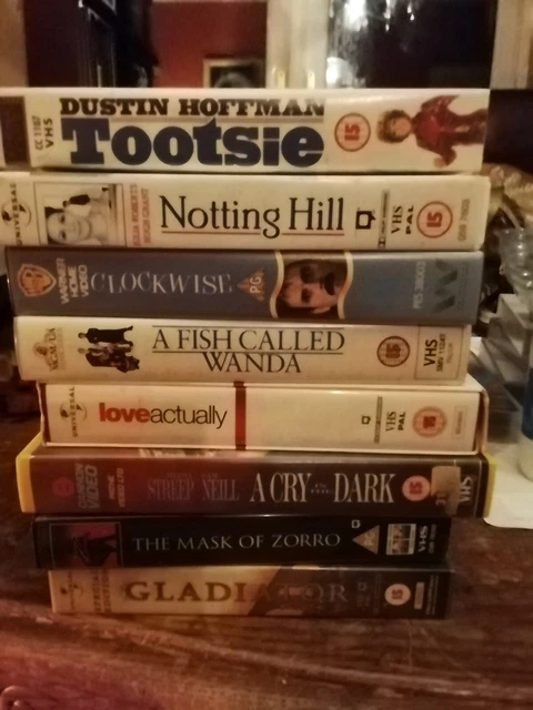 COLLECTION OF 8 Classic Films Vhs Tapes, All In Good Used Condition. £12.00 - PicClick UK