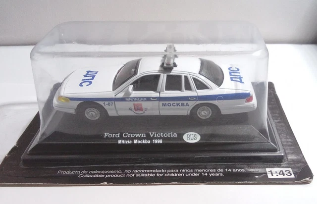 ALTAYA 1:43 SCALE Ford Crown Victoria Russian Milizia Mockba 1998 ...