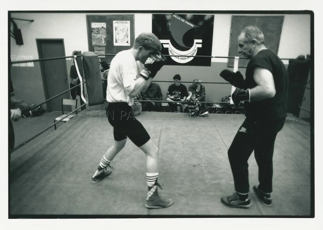 JAMES A. FOX BOXE BOXING 1980s VINTAGE PHOTO ORIGINAL #42 SERIE #4 EUR ...