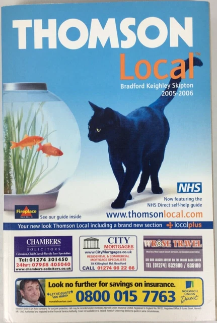 THOMSON LOCAL BRADFORD Keighley Skipton 2005-2006 Telephone Directory ...