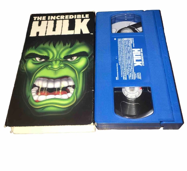 THE INCREDIBLE HULK (VHS, 2003) Marvel 1996 Animated RARE Blue Shell ...