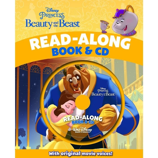 DISNEY PRINCESS BEAUTY and the Beast Read Along Book & CD - American ...