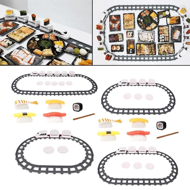 1/3 ÉCHELLE SUSHI Train Modèle Sushi Jouet Piste Train Électrique ...
