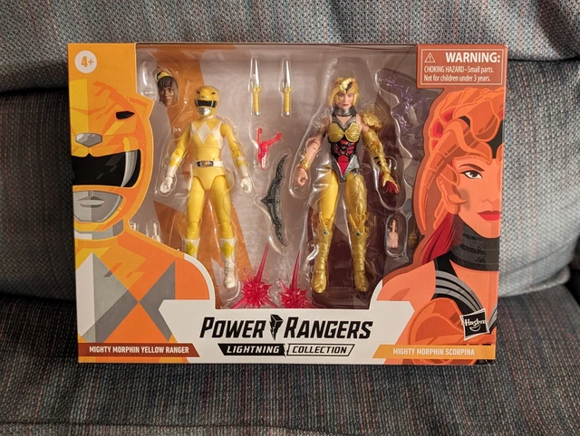 POWER RANGERS LIGHTNING Collection Yellow Ranger Vs Scorpina Figure 2 ...