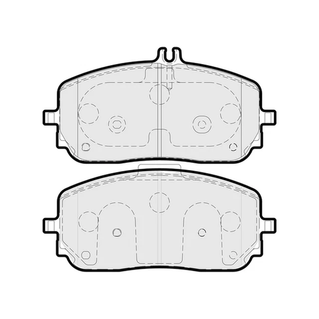 BRAKE PADS SET For Mercedes A-Class W177 A 250 4matic Front Apec Blue ...