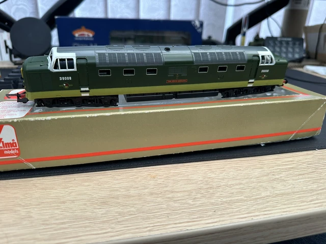 LIMA OO GAUGE BR Deltic D9008 The Green Howards Model Diesel Loco Boxed ...