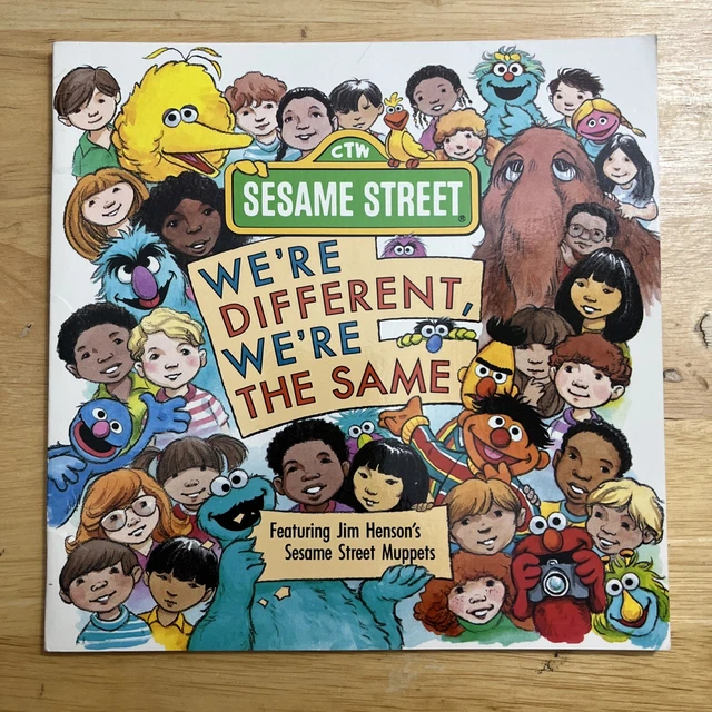 JIM HENSONS SESAME Street Muppets We’re Different We’re The Same ...