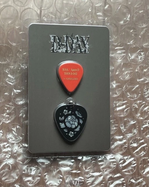 BTS SUGA AGUST D TOUR D-DAY in JAPAN Limited Official Goods Guitar Pick ...