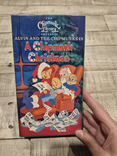 ALVIN AND THE Chipmunks in A Chipmunk Christmas (VHS, 1992) Brand New ...