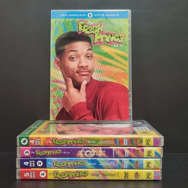 THE FRESH PRINCE of Bel-Air DVD Complete Seasons 1-5 TV Series Region 4 ...