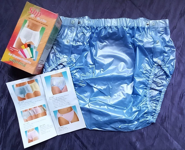 SUPRIMA 1250,WINDELHOSE ,GUMMIHOSE Inkontinenz ,Knöpfer hellblau, Die ...