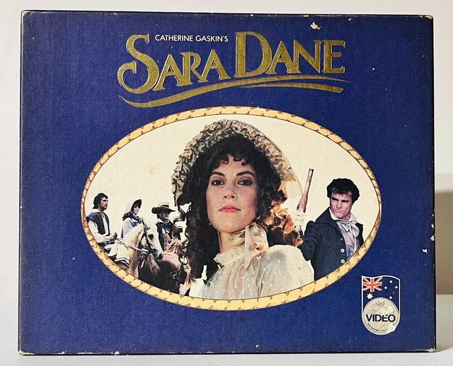 VINTAGE VHS VIDEO Tape SARA DANE Movie Box Set Catherine Gaskin 2 Tapes 4+ Hours $19.95 ...