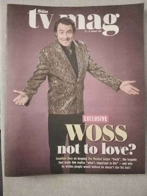 SUN TV 10TH Jan 2026 Jonathan Ross on The Masked Singers £2.00 ...