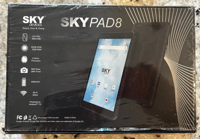 NEW SKY DEVICES Sky Pad8 32GB Dark Gray $68.00 - PicClick