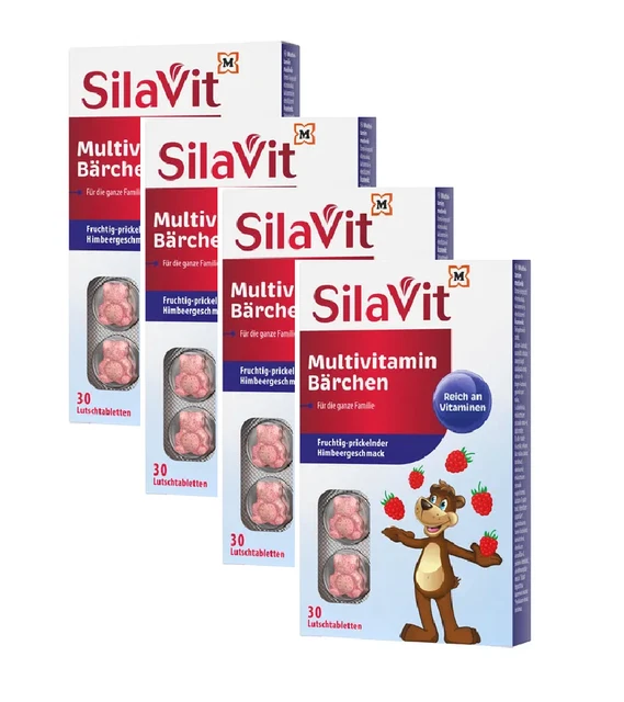 4XPACK SILAVIT MULTIVITAMIN Lozenges for Children - 120 pcs £12.90 ...