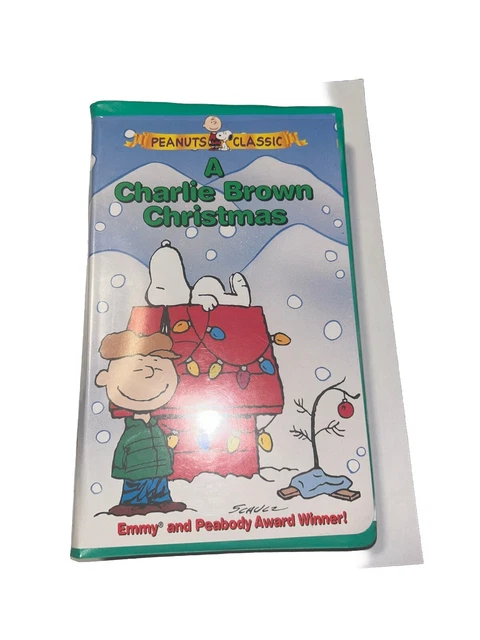 PEANUTS CLASSIC A Charlie Brown Christmas VHS Green Clamshell Case £5. ...