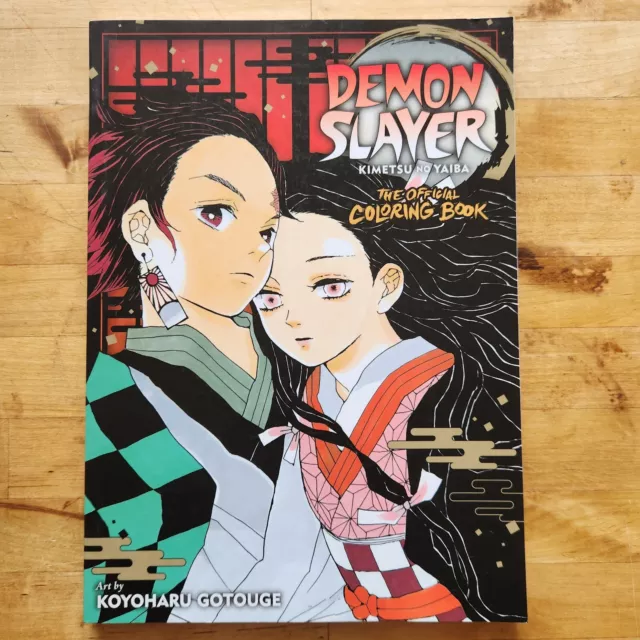 DEMON SLAYER: KIMETSU no Yaiba: The Official Coloring Book by Koyoharu ...
