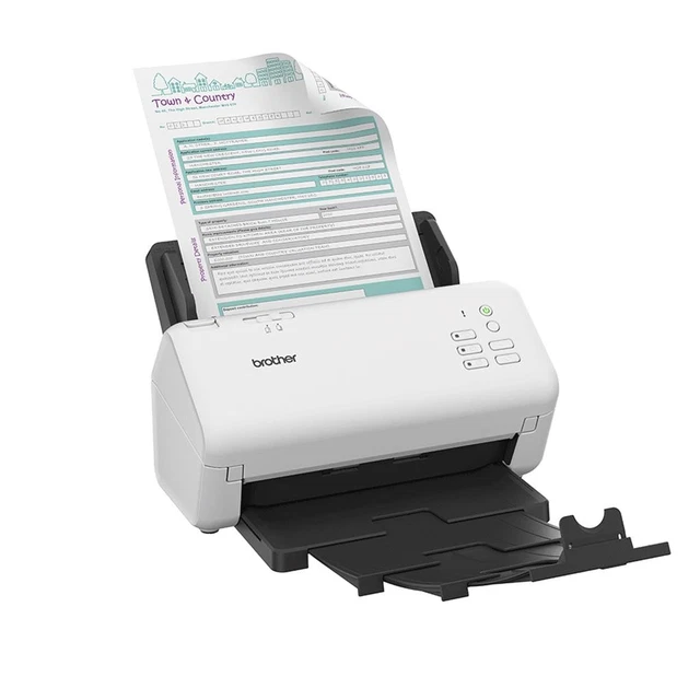 BROTHER ADS-4300N ADF scanner 600 x 600 DPI A4 Black White £376.55 ...