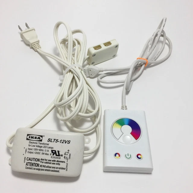 IKEA DIODER SLT5-12VS LED Light Strip Replacement AC Adapter and Color ...