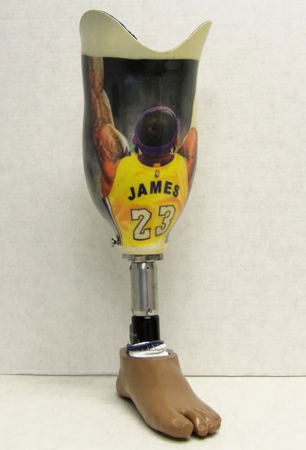 BULLDOG/ECHELON CUSTOM LEBRON James Prosthetic Ankle/Shin Leg Skin Tone ...