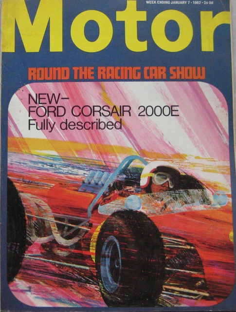 MOTOR MAGAZINE 7/1/1967 featuring Lola, VW Beetle road test, Marcos ...