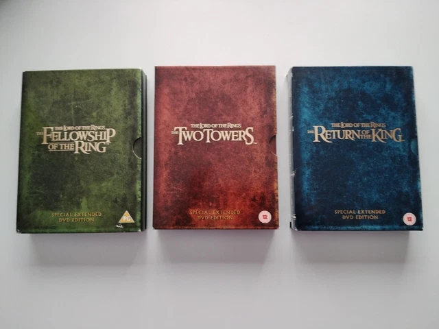 THE LORD OF the Rings Trilogy Special Extended Edition DVD 12 Discs EUR ...