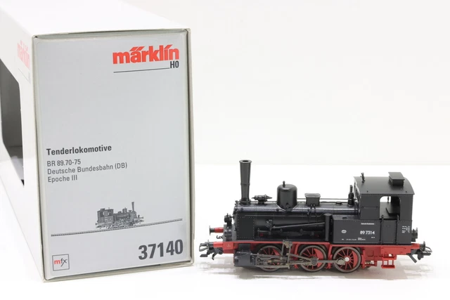 H0 MÄRKLIN 37140 DB 89 7314 Tenderlok Dampflok Digital mfx AC schwarz ...