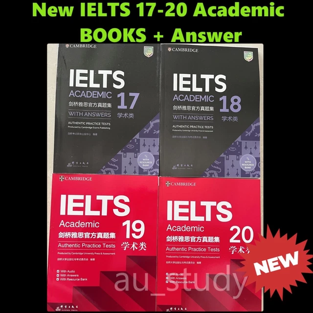 2025 LATEST BRAND NEW Cambridge IELTS 17- 20 Academic TextBook Book+ ...