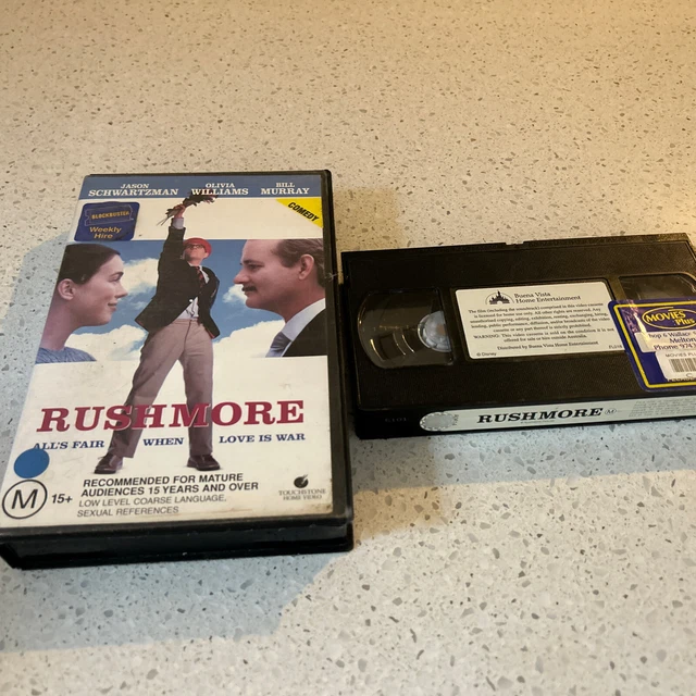 RUSHMORE - JASON Schwartzman, Bill Murray - Vhs Video £9.29 - PicClick UK