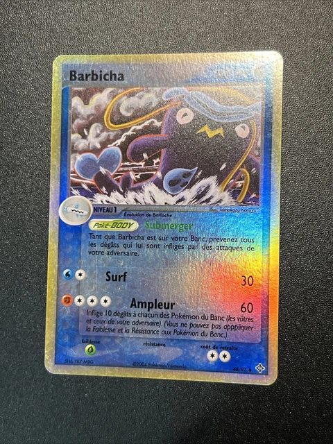 POKÉMON: BARBICHA 90 PV - Ex DRAGON 48/97 - HOLO REVERSE - VF EUR 15,50 ...
