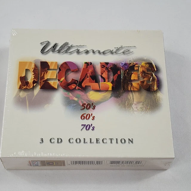 ULTIMATE DECADES 50'S 60's 70's 3 CD Ultimate Music Collection New ...
