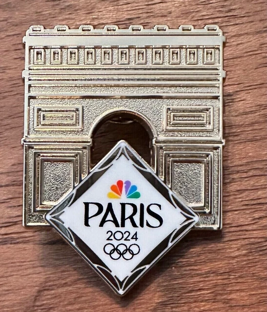 NBC 2024 PARIS Olympics Arc de Triomphe Media Lapel Pin Badge £9.84 ...