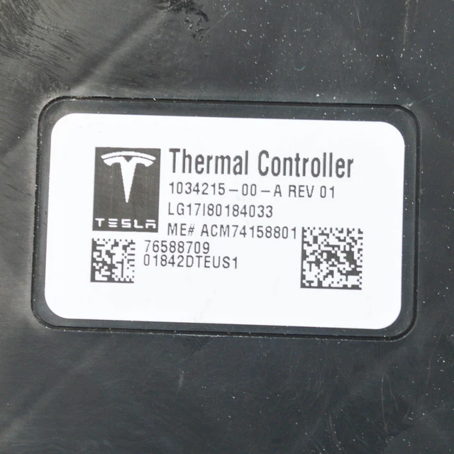 TESLA MODEL S 75D Thermal Controller Unit Module ECU 1034215-00-A 2017 ...