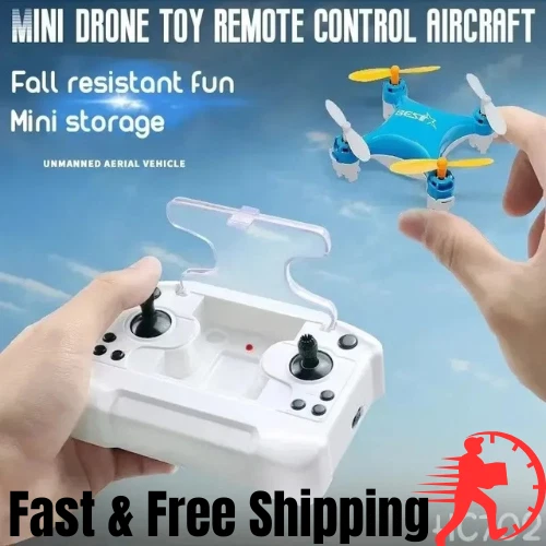 MINI DRONE REMOTE Control Quadcopter Fixed Height Micro Aircraft Kids ...