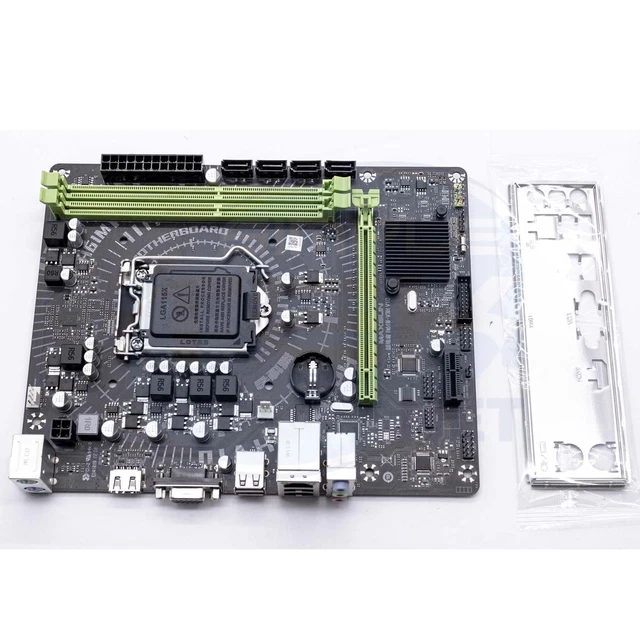 MOTHERBOARD H61M MICRO-ATX Matx LGA1155 LGA 1155 Second Third Gen I3 I5 ...