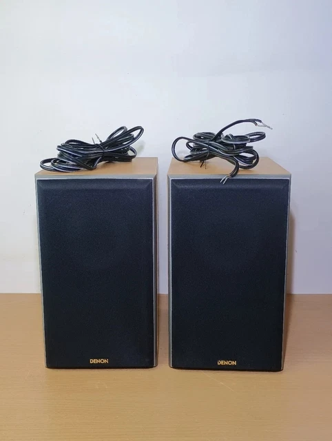 DENON SC-M5K HI-FI Stereo Bookshelf Speakers x 2 £79.99 - PicClick UK