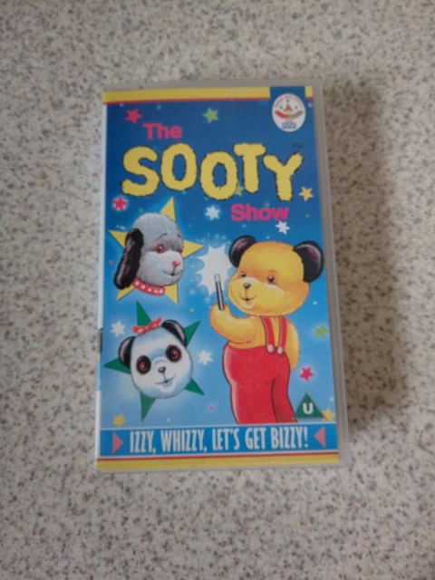 THE SOOTY SHOW IZZY WIZZY LETS GET BIZZY ANIMATED SERIES VHS PAL UK ...
