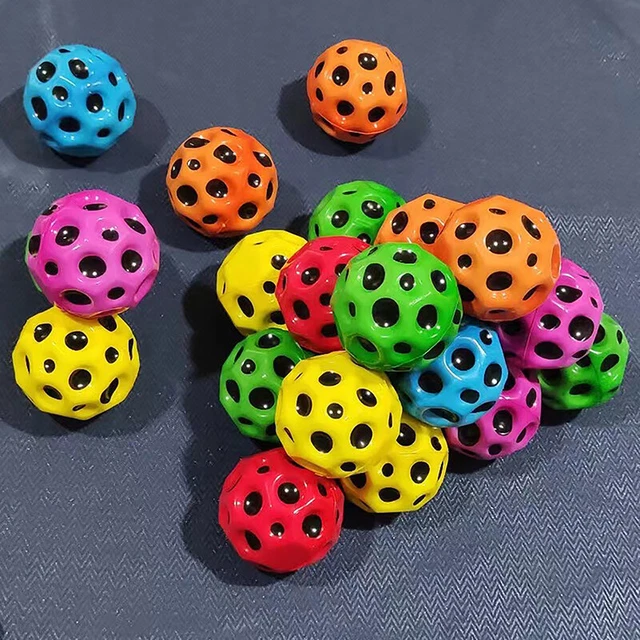 HIGH RESILIENCE HOLE Ball Soft Porous Bouncy Ball Kids Indoor Outdoor ...