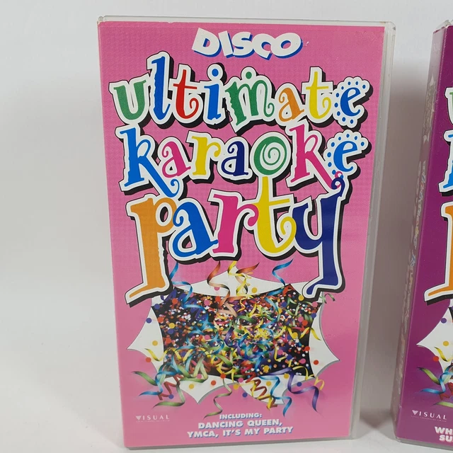 ULTIMATE KARAOKE PARTY VHS Video Cassette Bundle ISUAL Lot £6.99 ...
