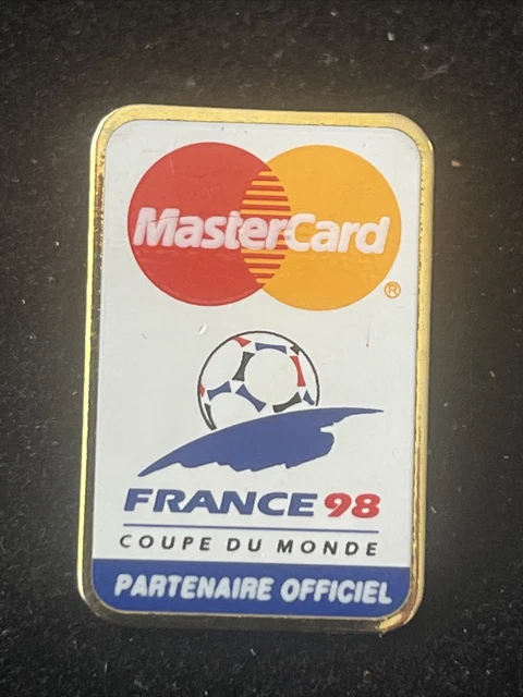 RARE PIN’S MASTERCARD Football Coupe Du Monde 1998 World Cup Soccer EUR ...