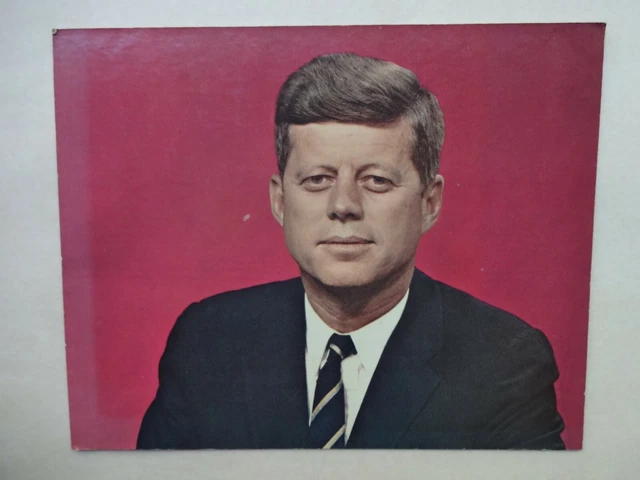 ORIGINAL 1960S JFK John Kennedy Cardboard Sign 8 X 10 £77.70 - PicClick UK