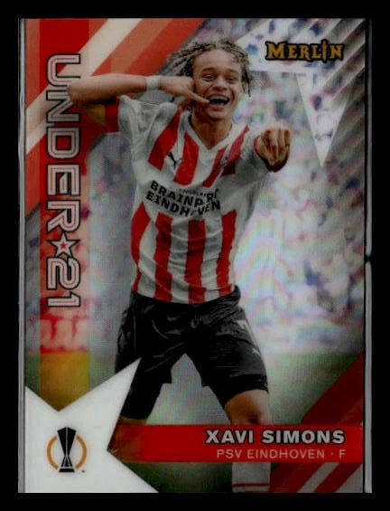 2022-23 MERLIN CHROME UEFA Club Competitions #U21-3 Xavi Simons U21 ...