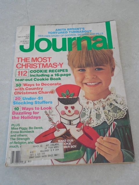 LADIES' HOME JOURNAL Magazine, DECEMBER 1980, CHRISTMAS ISSUE, RECIPES ...