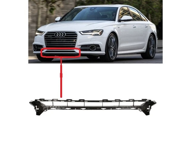 NEW GENUINE AUDI A6 C7 Front S Line Bumper Lower Centre Grille ...