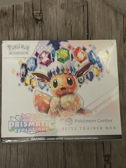 POKÉMON TCG PRISMATIC Evolutions Pokemon Center Elite Trainer Box ETB ...