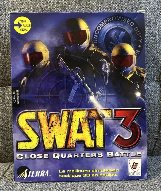 SWAT 3: CLOSE Quarters Battle - PC game - French - Complete in BOX CIB ...