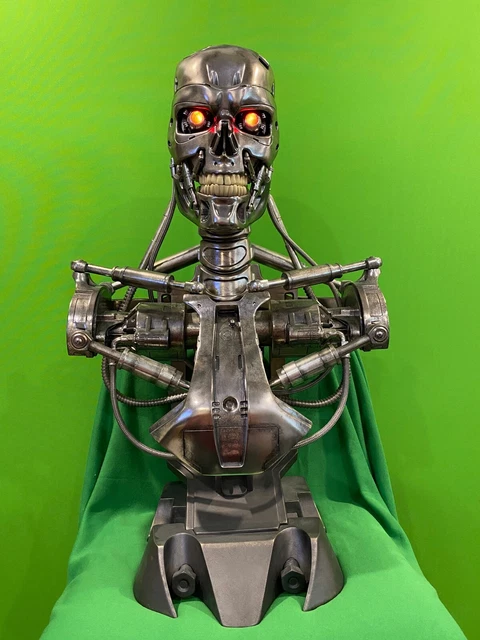 TERMINATOR LIFE-SIZE BUST Sideshow Collectibles Limited Edition - Free ...